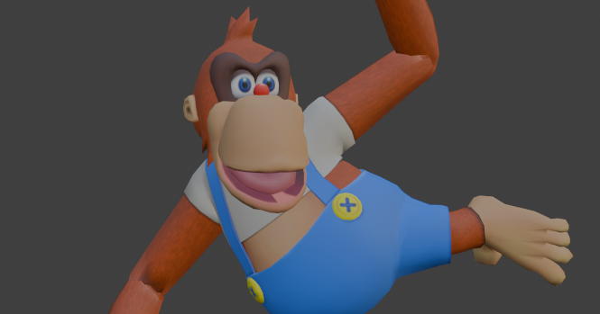 Lanky Kong from the Donkey Kong series (big file warning, highly ...