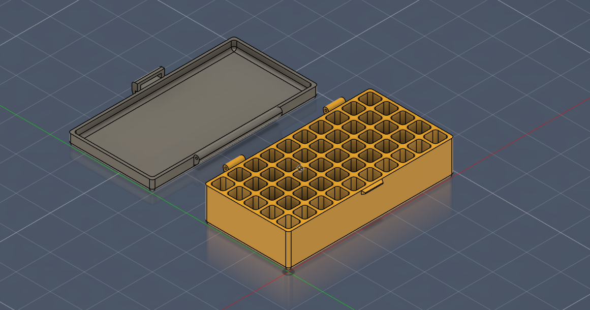 simple 9mm bullet box by Addison Coil | Download free STL model ...