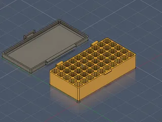 simple 9mm bullet box by Addison Coil | Download free STL model ...