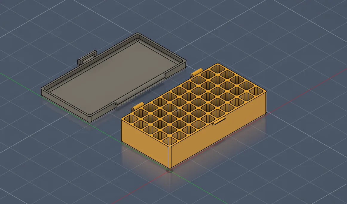 simple 9mm bullet box by Addison Coil | Download free STL model ...