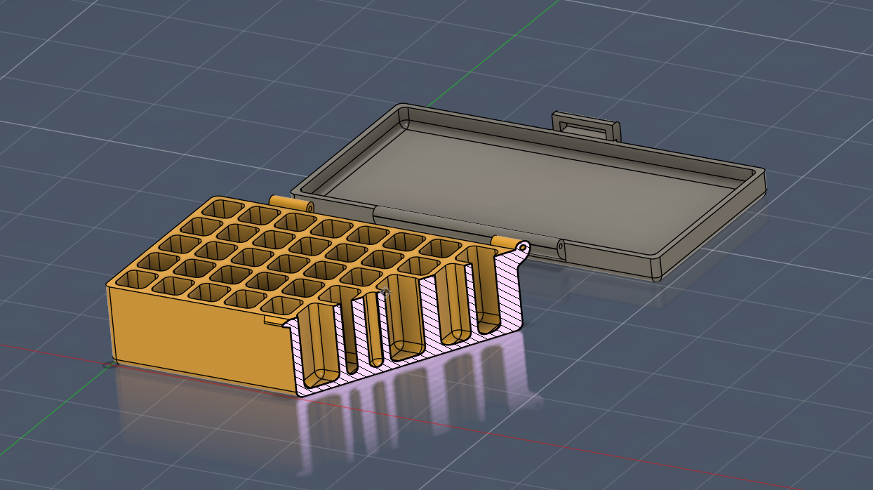 simple 9mm bullet box by Addison Coil | Download free STL model ...