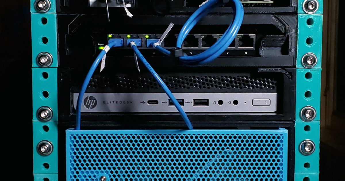 EPMR (Extandable Printable Mini Rack) by TheBigGeek | Download free STL ...