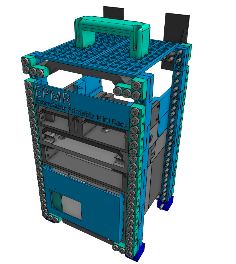 EPMR (Extandable Printable Mini Rack) by TheBigGeek | Download free STL ...