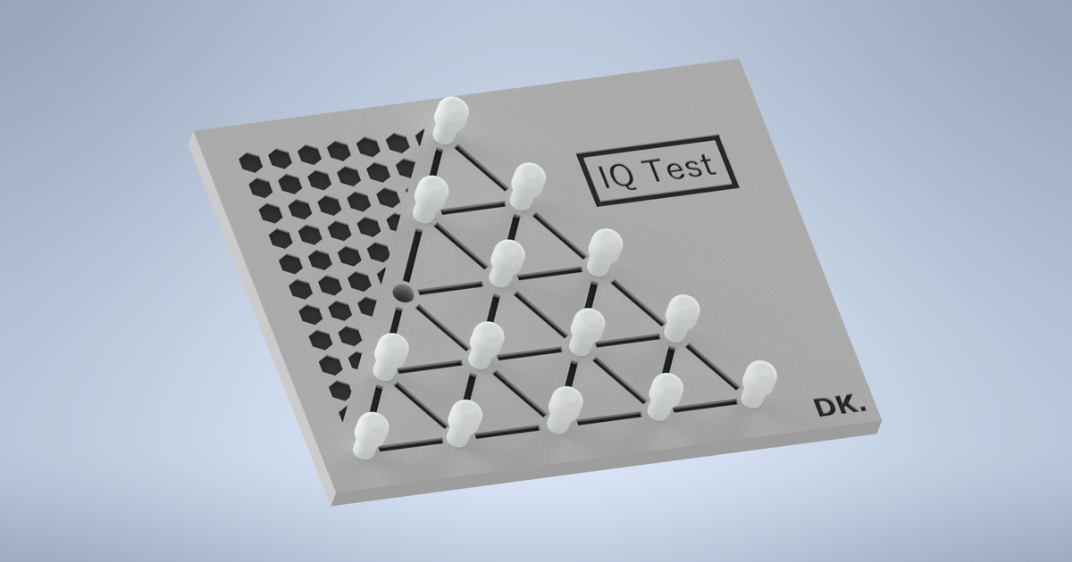Original IQ Test by Dylan Klaver | Download free STL model | Printables.com