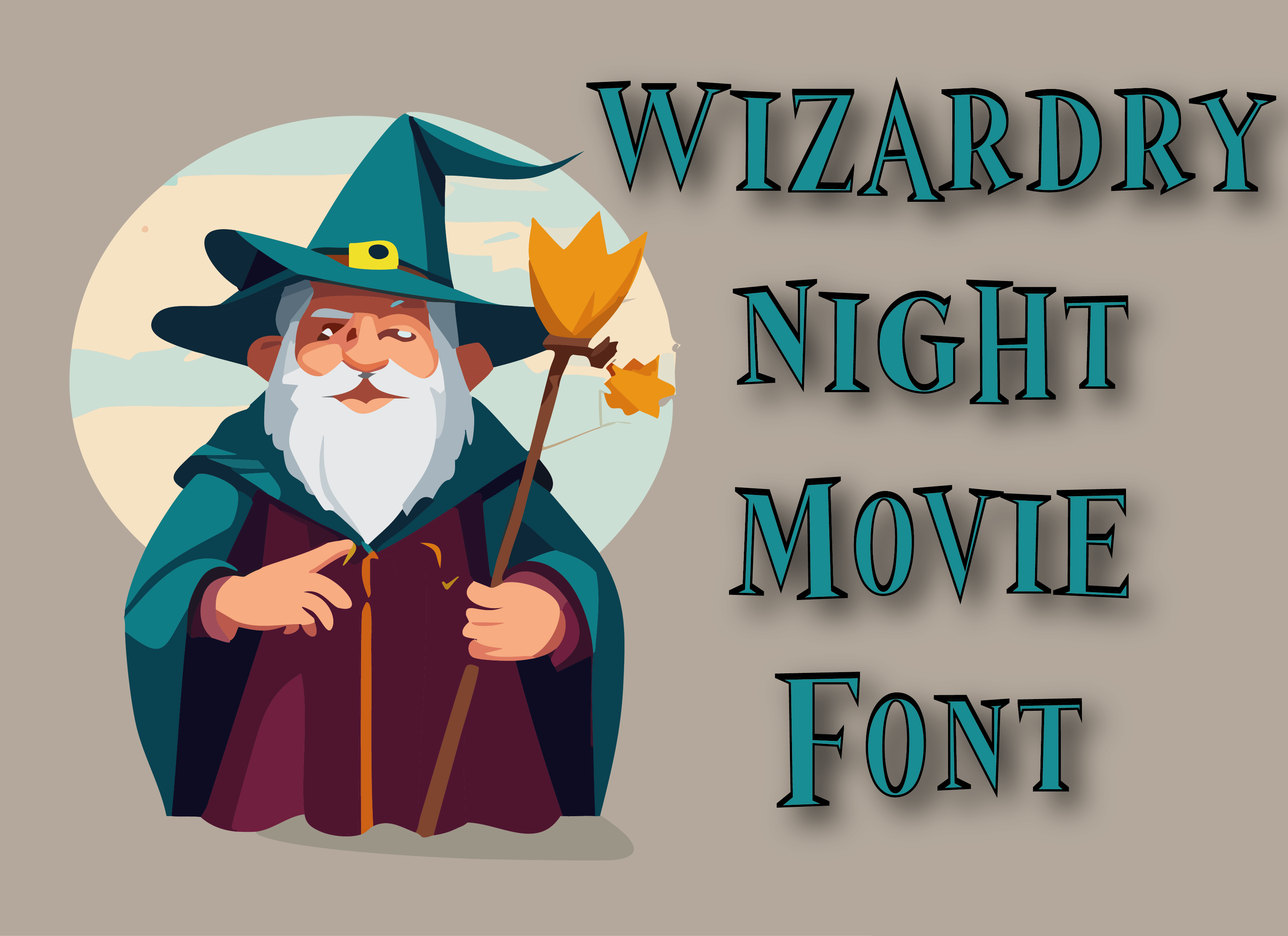 Wizardry Night - Mystery Movie Font by MGotti | Download free STL model ...