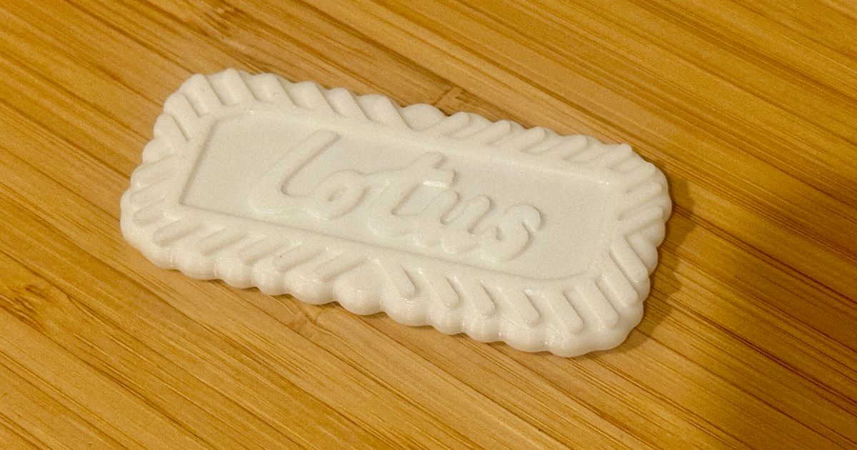 Lotus / Biscoff Biscuit model by maxelman | Download free STL model ...