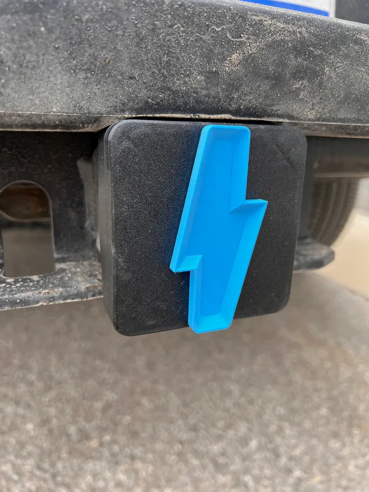 F-150 Lightning Hitch Receiver Cover by pixiewrangling | Download free ...