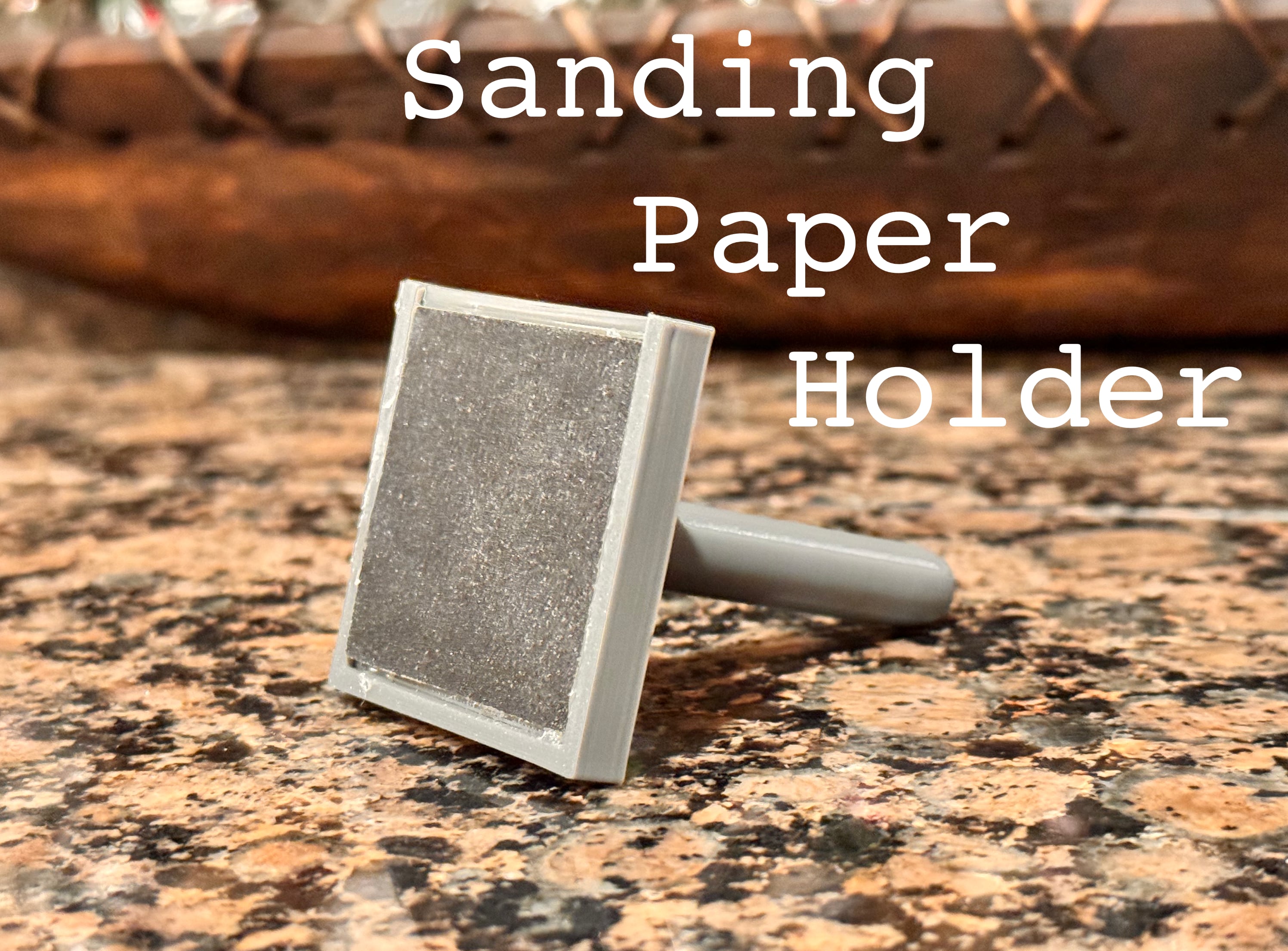 sanding paper holder by cool guy | Download free STL model | Printables.com