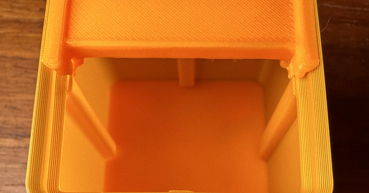 Removable Label Lid for 1x1 Replica4292 Gridfinity Vase Mode bins by ...