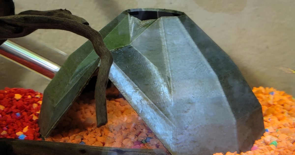 Fish house/Reptile hide by Hexware | Download free STL model ...