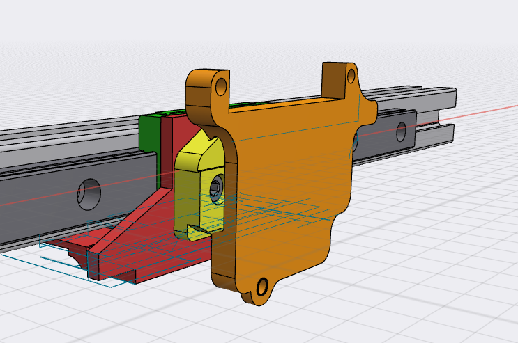 Sprite Quick Toolhead Change and X-axis linear rail by Duncan Meyer ... Sprite Quick Toolhead Change and X-axis linear rail by Duncan Meyer ...