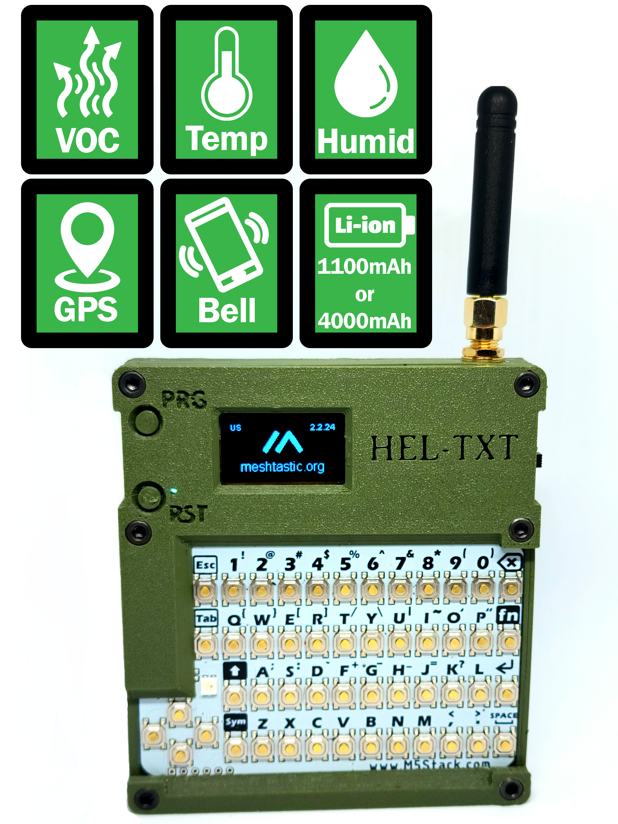 Hel-Txt - Standalone Meshtastic communicator (Heltec ESP32 V3/V2) von HarukiToreda | Kostenloses ...