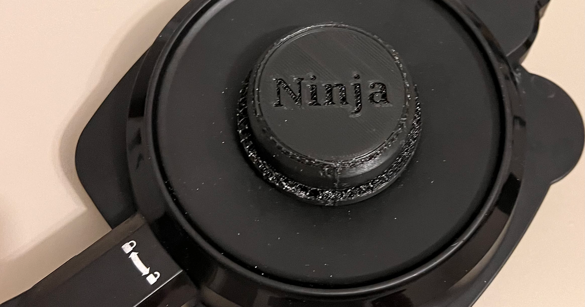 Ninja blender replacement cap by hassan bazara | Download free STL ...
