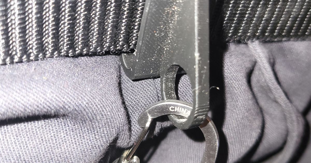 Belt loop clip by Odinson | Download free STL model | Printables.com