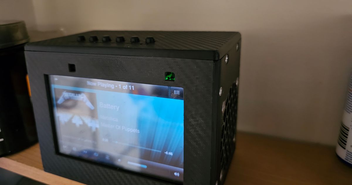 Raspberry Pi Squeezebox case V3 von mfraz74 | Kostenloses STL-Modell herunterladen | Printables.com