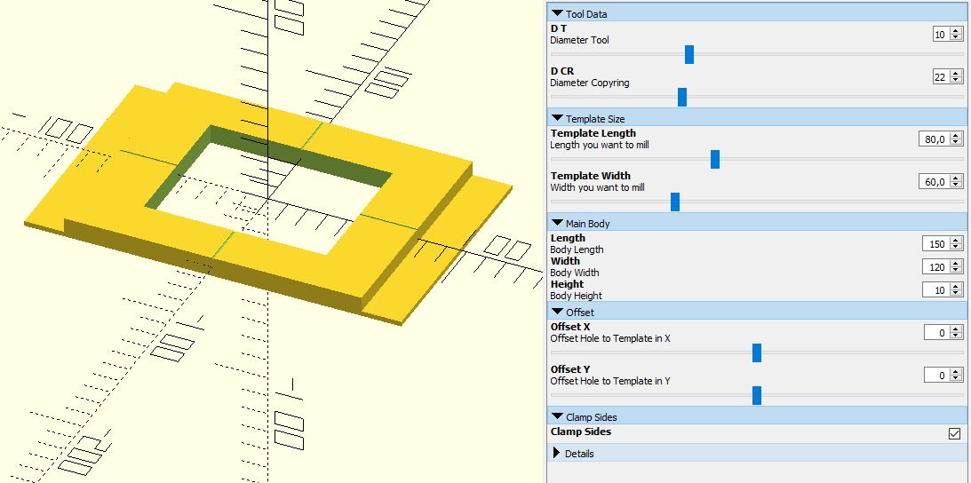 Configurable Router Template Set by Bombastus Hands | Download free STL ...