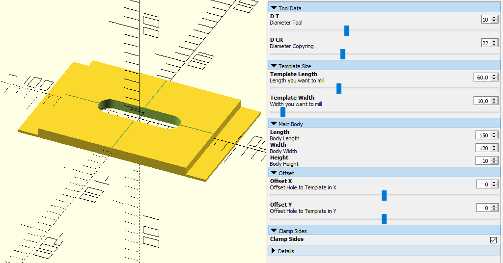 Configurable Router Template Set by Bombastus Hands | Download free STL ...