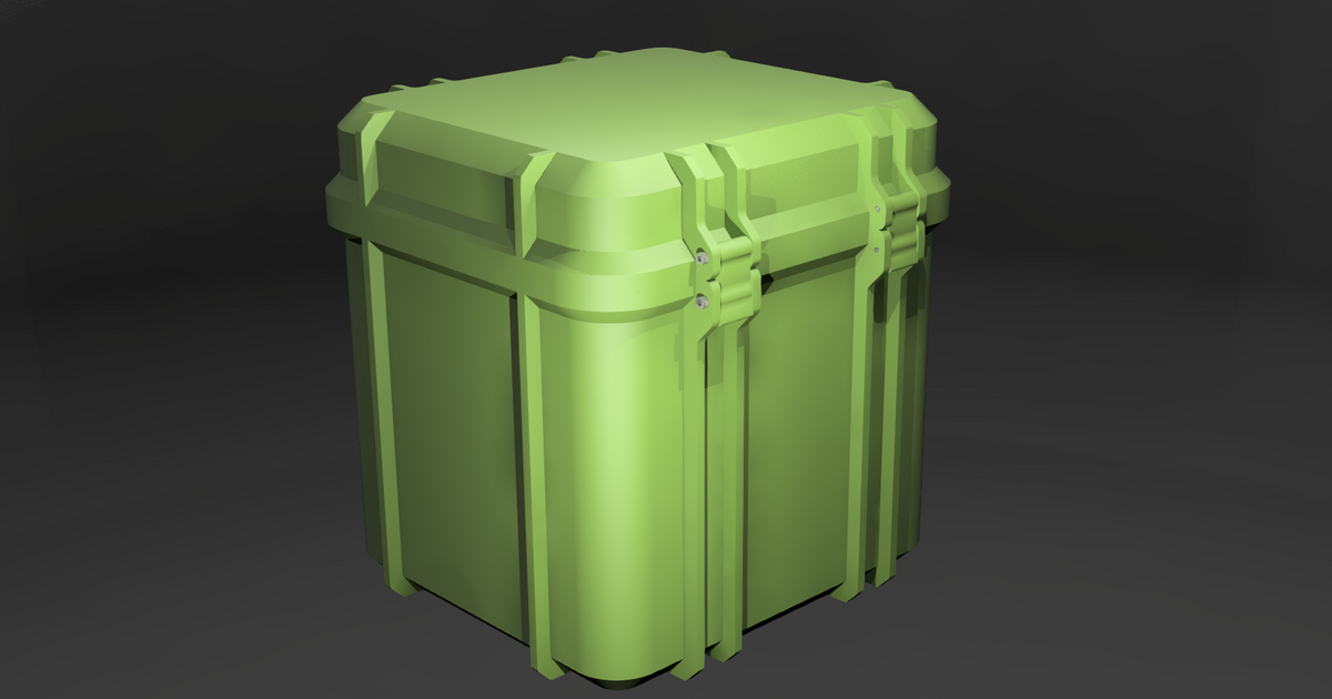 Rugged Box / Container by ExtRuben | Download free STL model ...