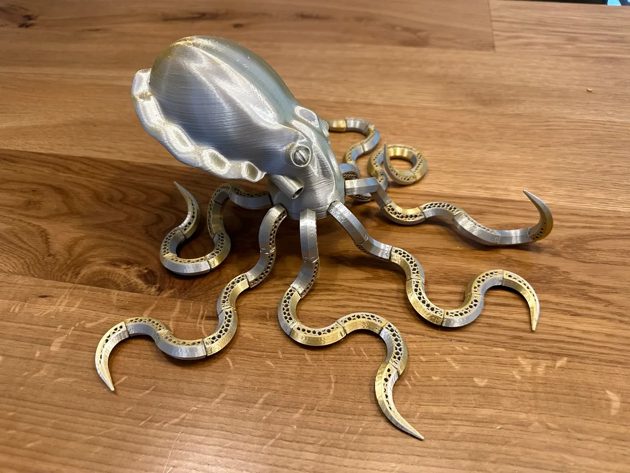 Articulated Octopus by eyalshtark | Download free STL model ...