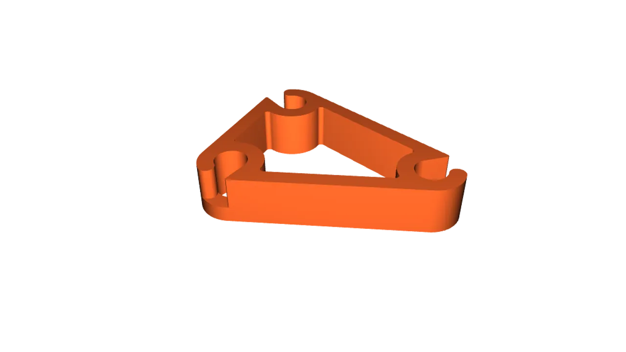 Delta Stand v2 - 3 Way Adjustable Stand by mkingery | Download free STL ...