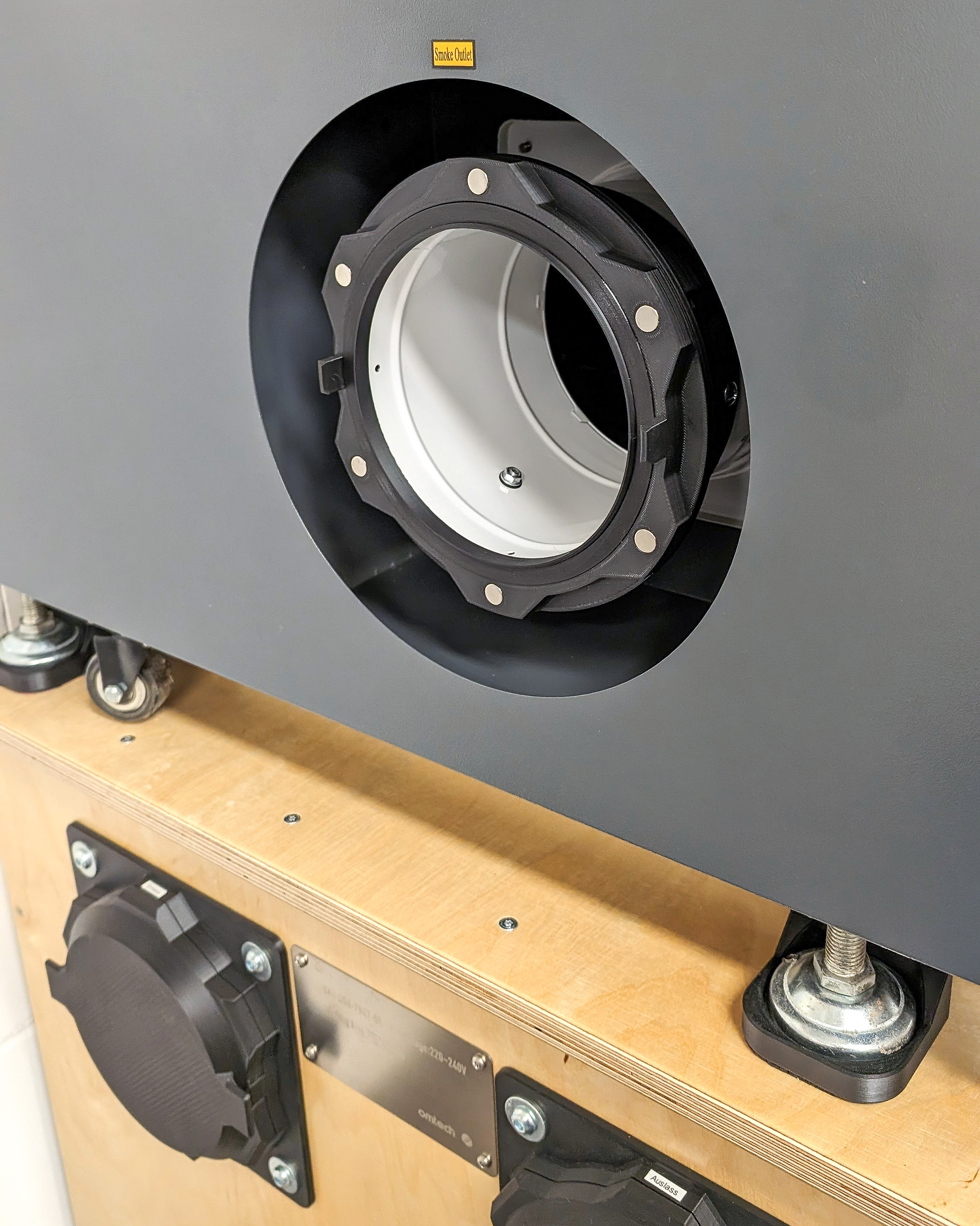 Magnetic duct connection System for 150mm / 6 inch Hoses by kerngebiet ...