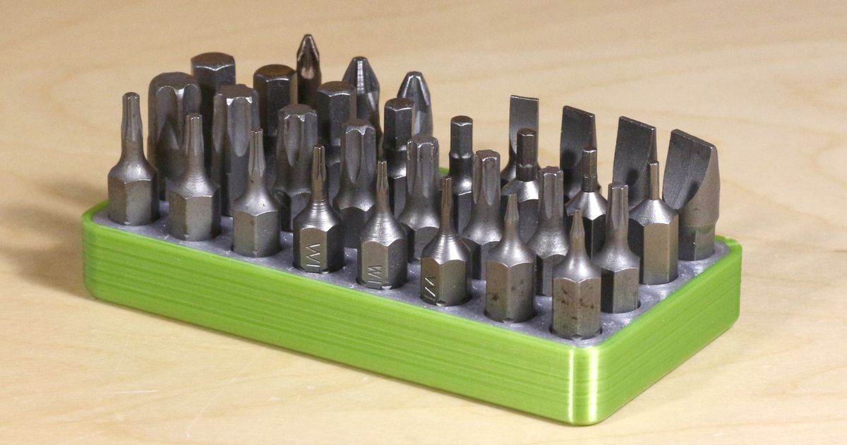 Modular bit holder by lufa | Download free STL model | Printables.com