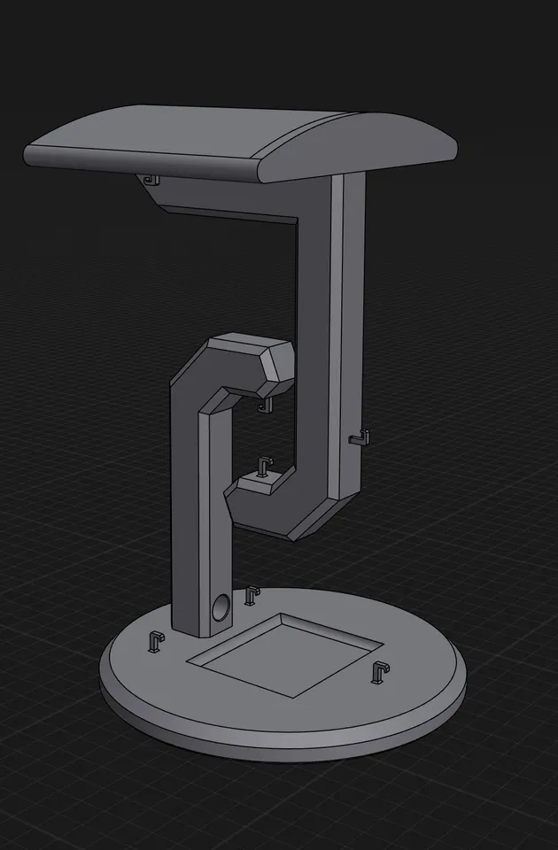 Flying Headphone Stand by Maximilian Puschmann | Download free STL ...