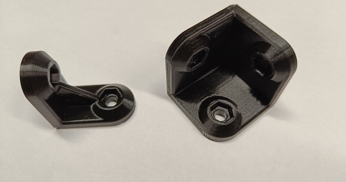 Inside angle bracket for m5 bolt by niller74 | Download free STL model ...