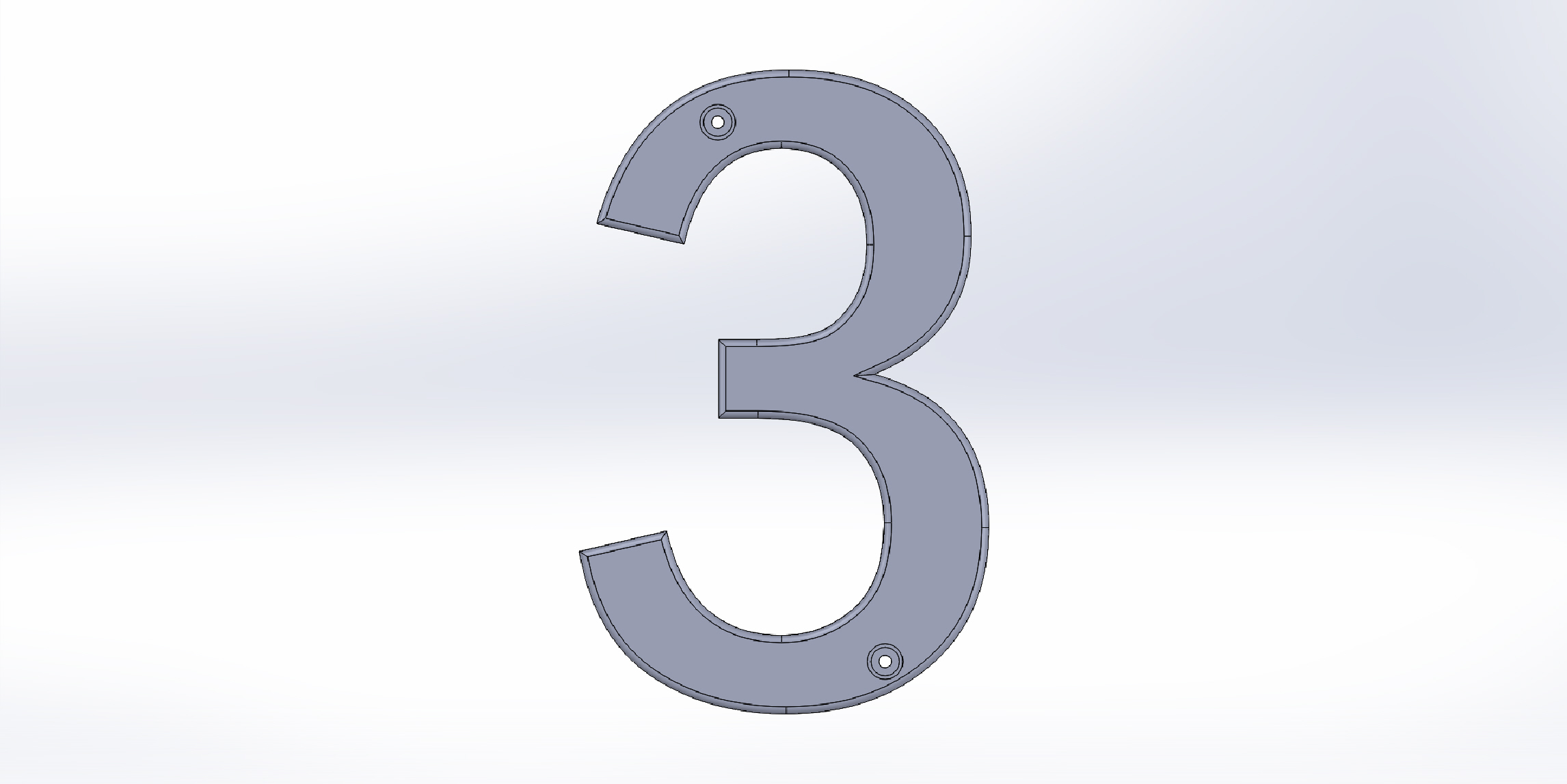 Sign Numbers Franklin Gothic by nightfox90 | Download free STL model ...