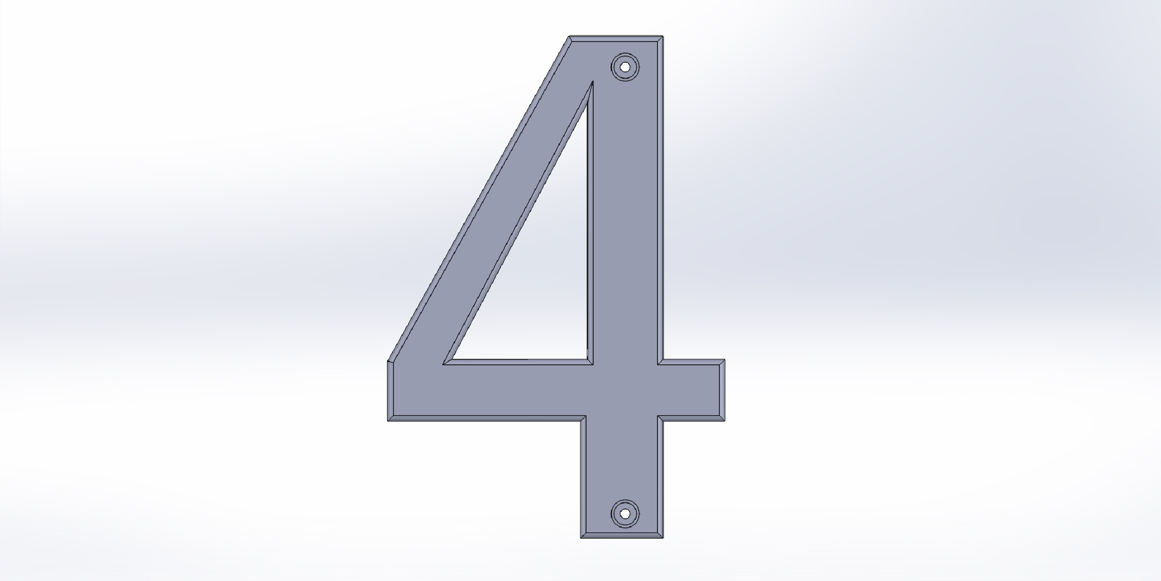 Sign Numbers Franklin Gothic by nightfox90 | Download free STL model ...