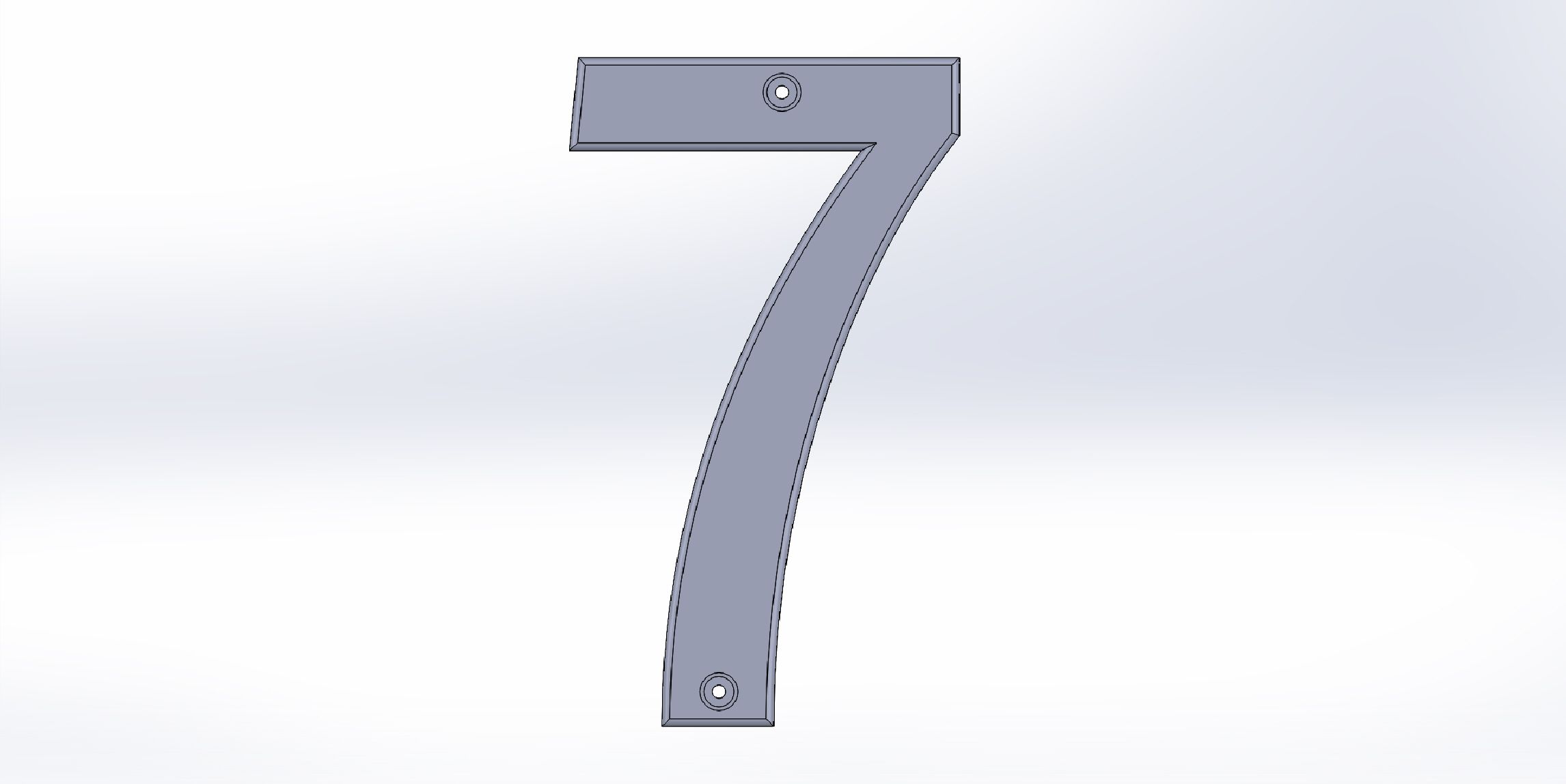 Sign Numbers Franklin Gothic by nightfox90 | Download free STL model ...