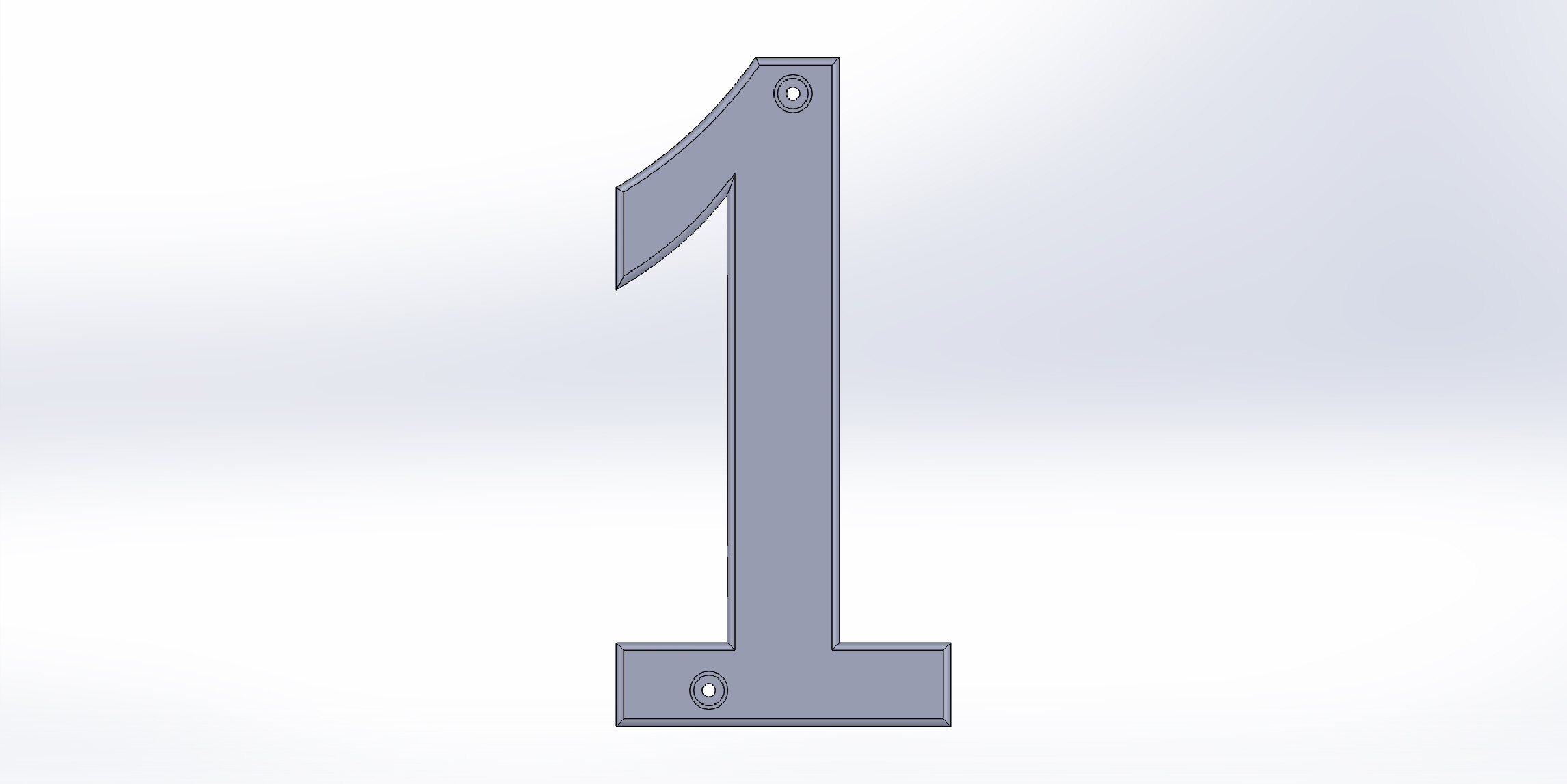 Sign Numbers Franklin Gothic by nightfox90 | Download free STL model ...