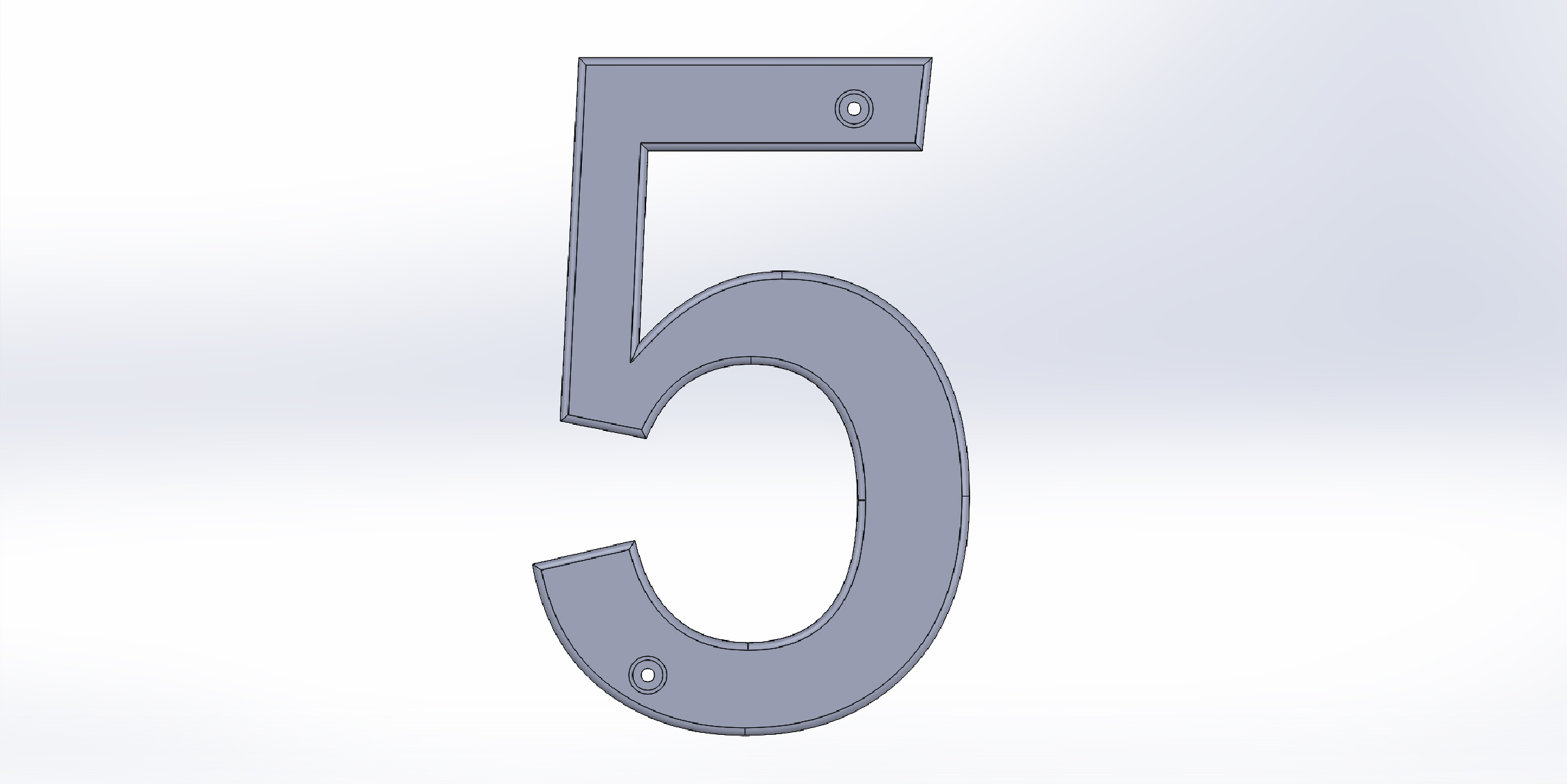 Sign Numbers Franklin Gothic by nightfox90 | Download free STL model ...