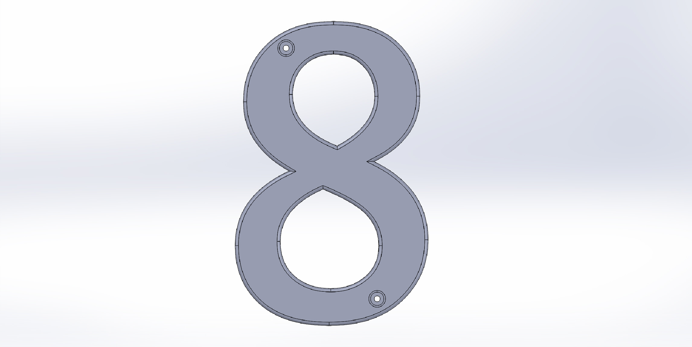 Sign Numbers Franklin Gothic by nightfox90 | Download free STL model ...
