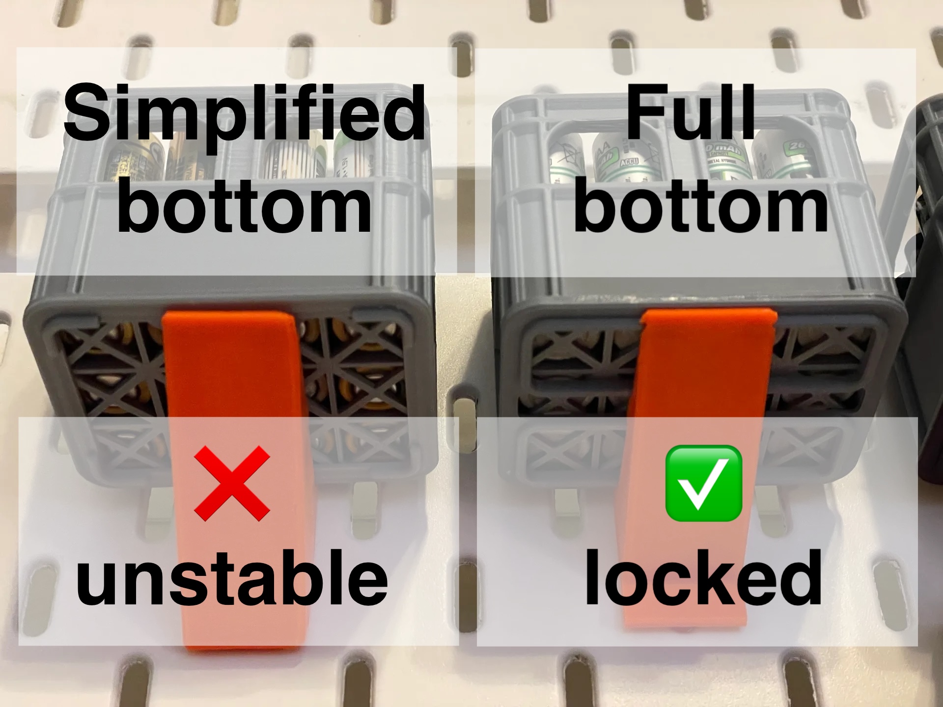 SKADIS Beer Crate Batteries T-Clip system holder by Jamesek | Download free STL model ...