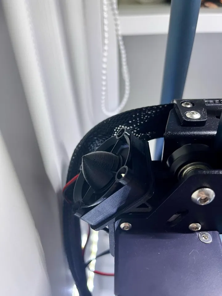 Clip'n'Cool: toolless 40mm Fan Mount / Holder for X Axis Stepper Motor ...