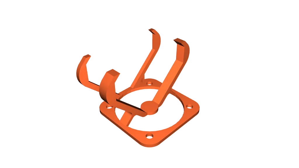 Clip'n'Cool: toolless 40mm Fan Mount / Holder for X Axis Stepper Motor ...