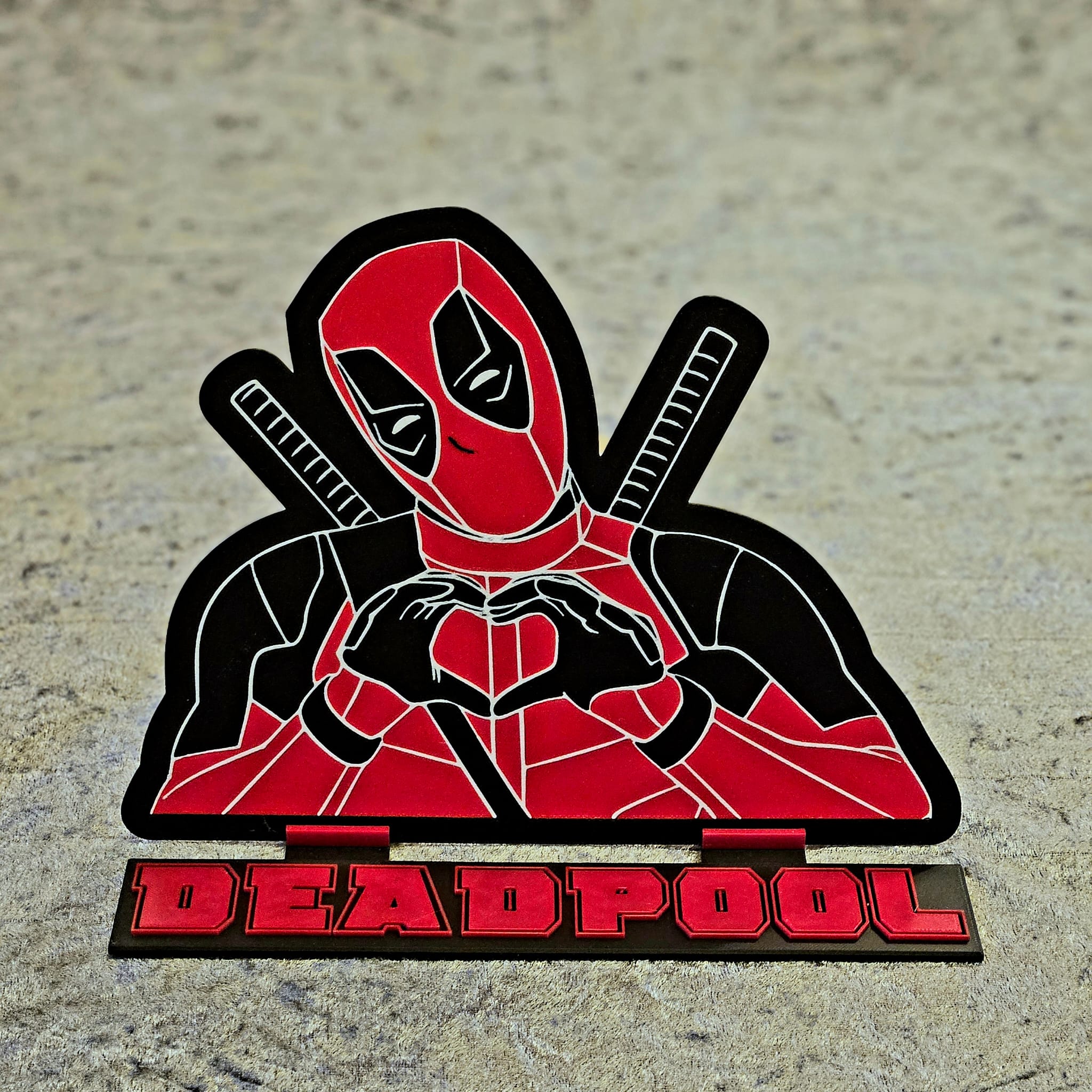 Deadpool sign stand by EnergyX | Download free STL model | Printables.com