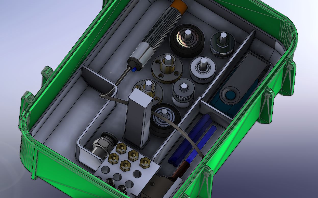 3D printer spare parts organizer - parameterized tool box by AdrianM ...
