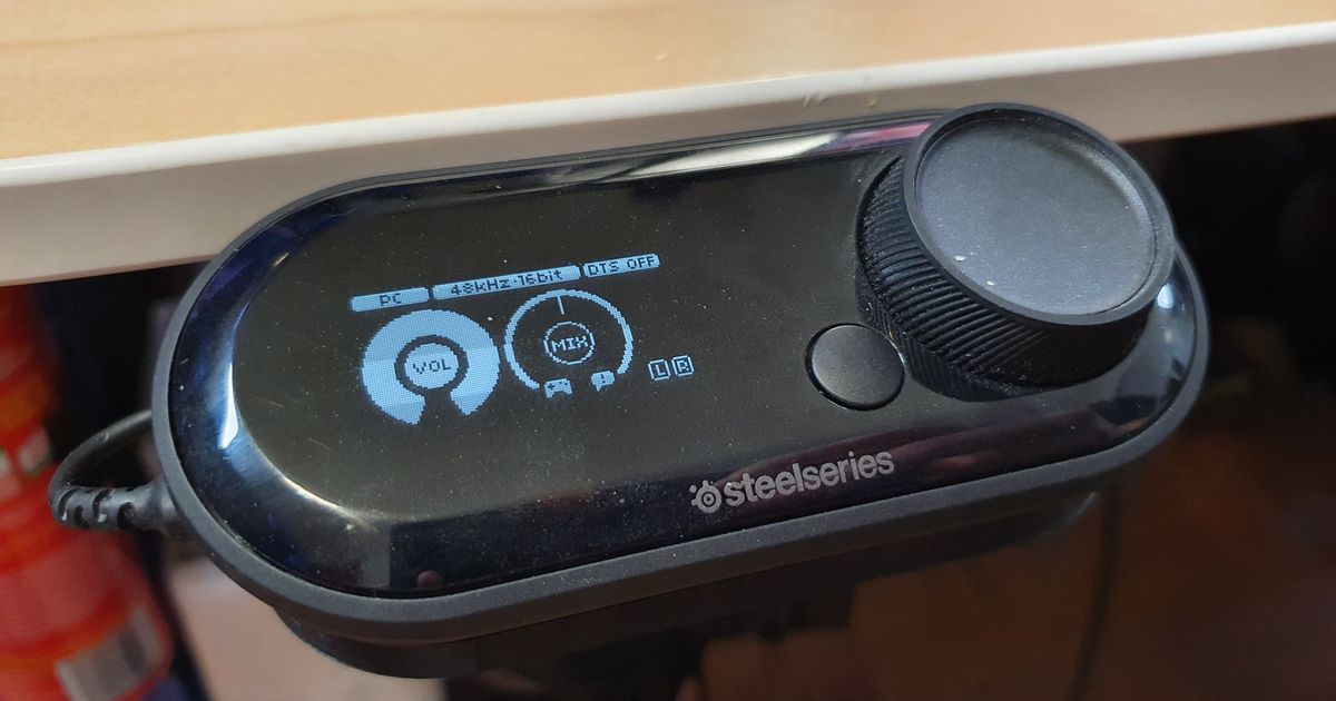 SteelSeries GameDAC desk mount von foosel | Kostenloses STL-Modell ...