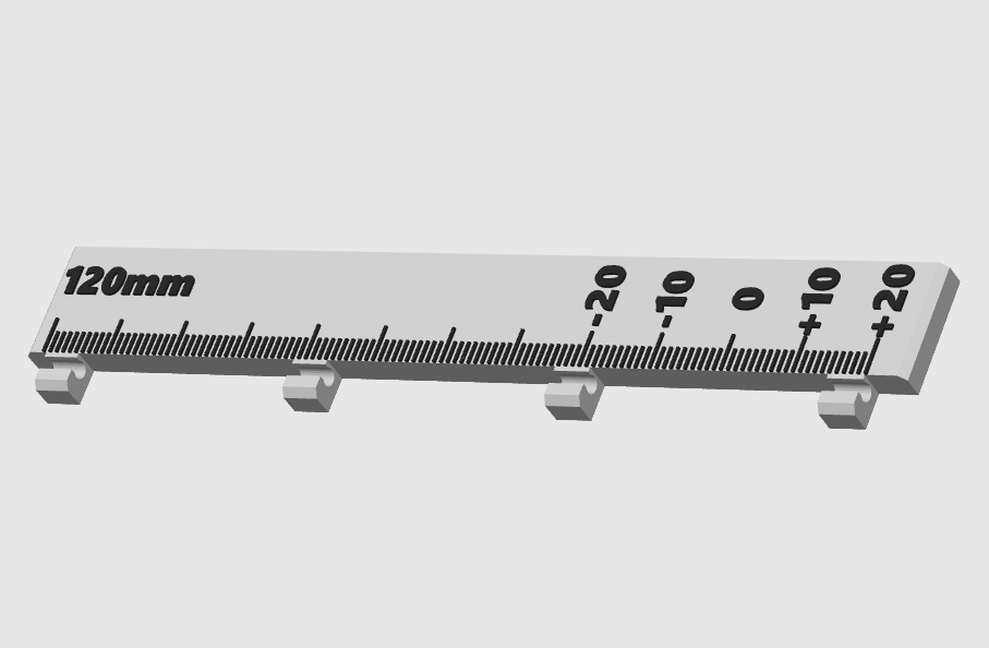 E-step / extruder calibration helper por Makidev | Descargar modelo STL ...
