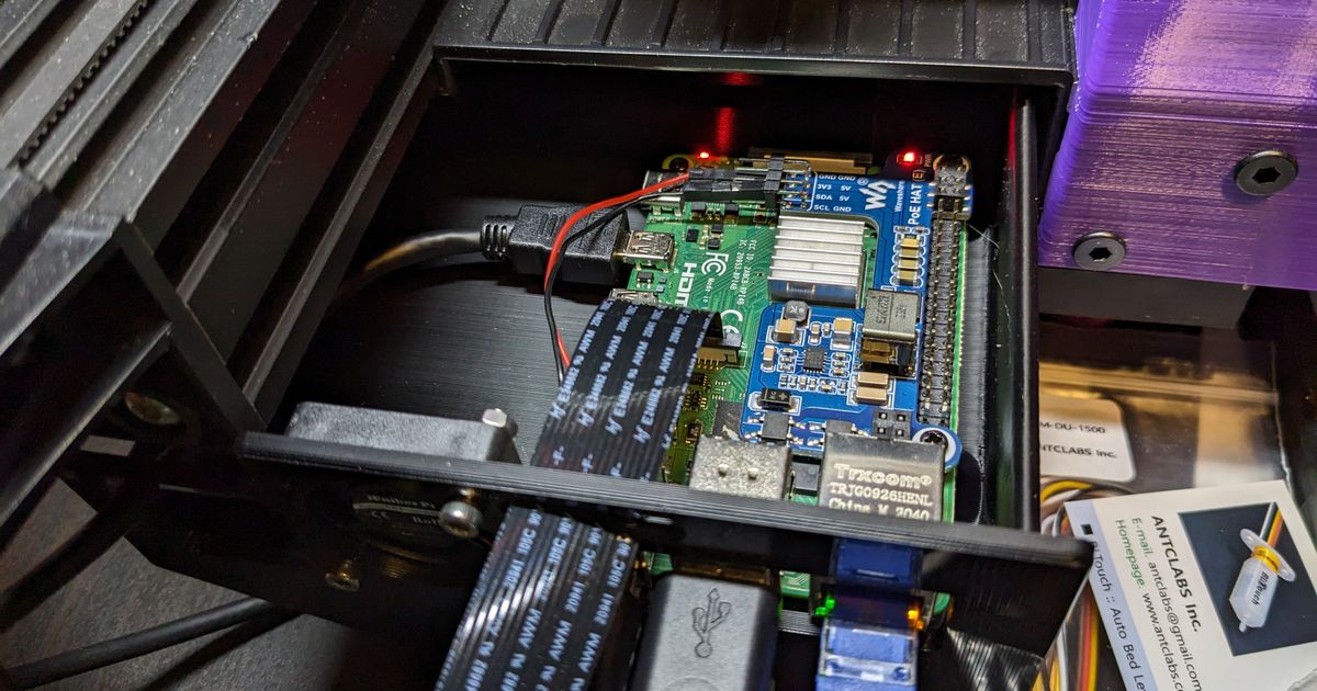 Ender 3 v2 Raspberry Pi 4 Drawer by Shihchiun | Download free STL model ...