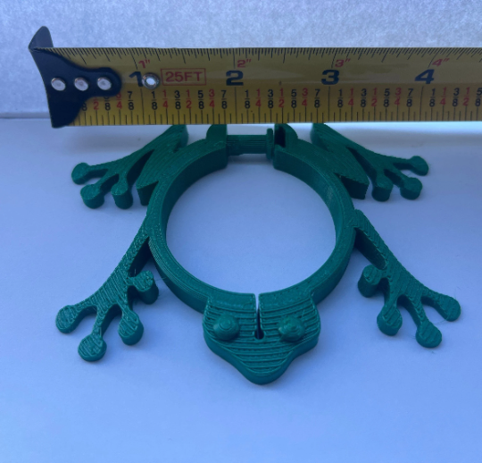 Frog Shower Curtain Ring By Threedeebyrusty Download Free Stl Model
