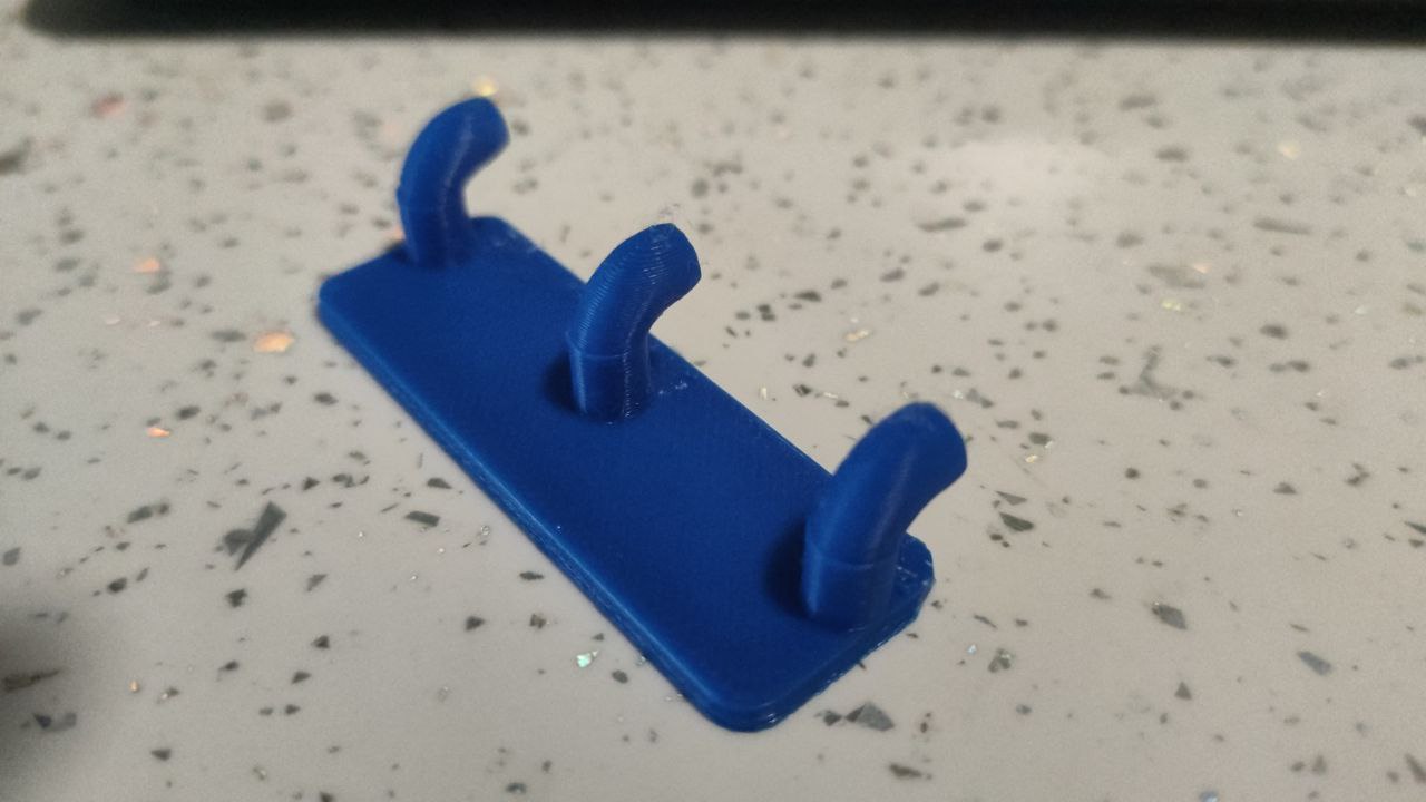 Pegboard Gluable Hook - 1 inch by 8lall0 | Download free STL model | Printables.com