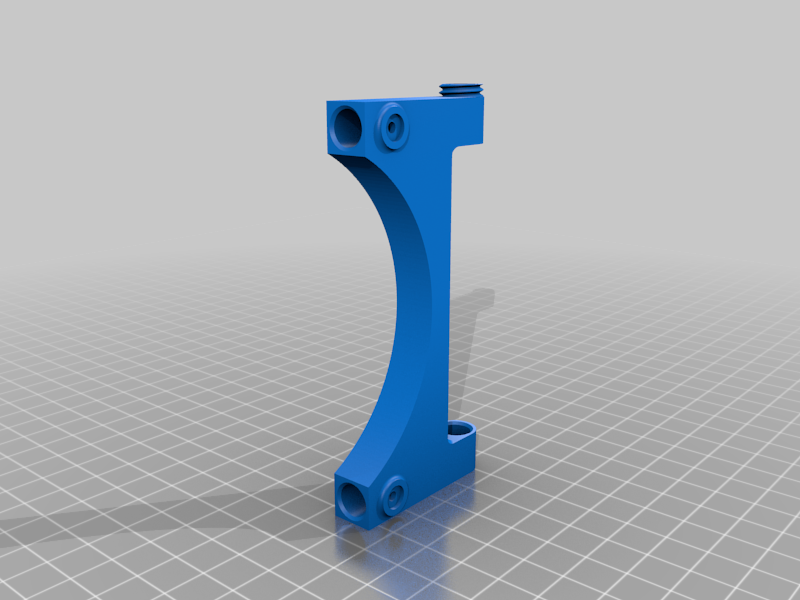 Folding, retractable monitor mount by Adamow | Download free STL model ...