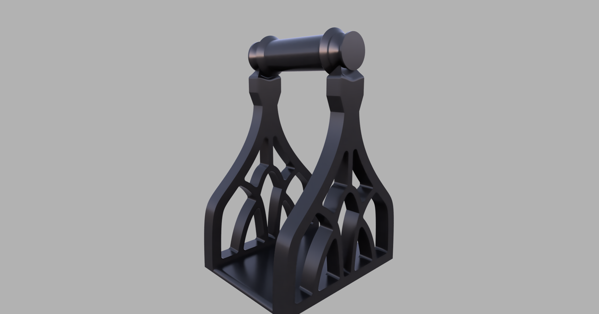 Spool Holder Stylish by Fischstab | Download free STL model ...