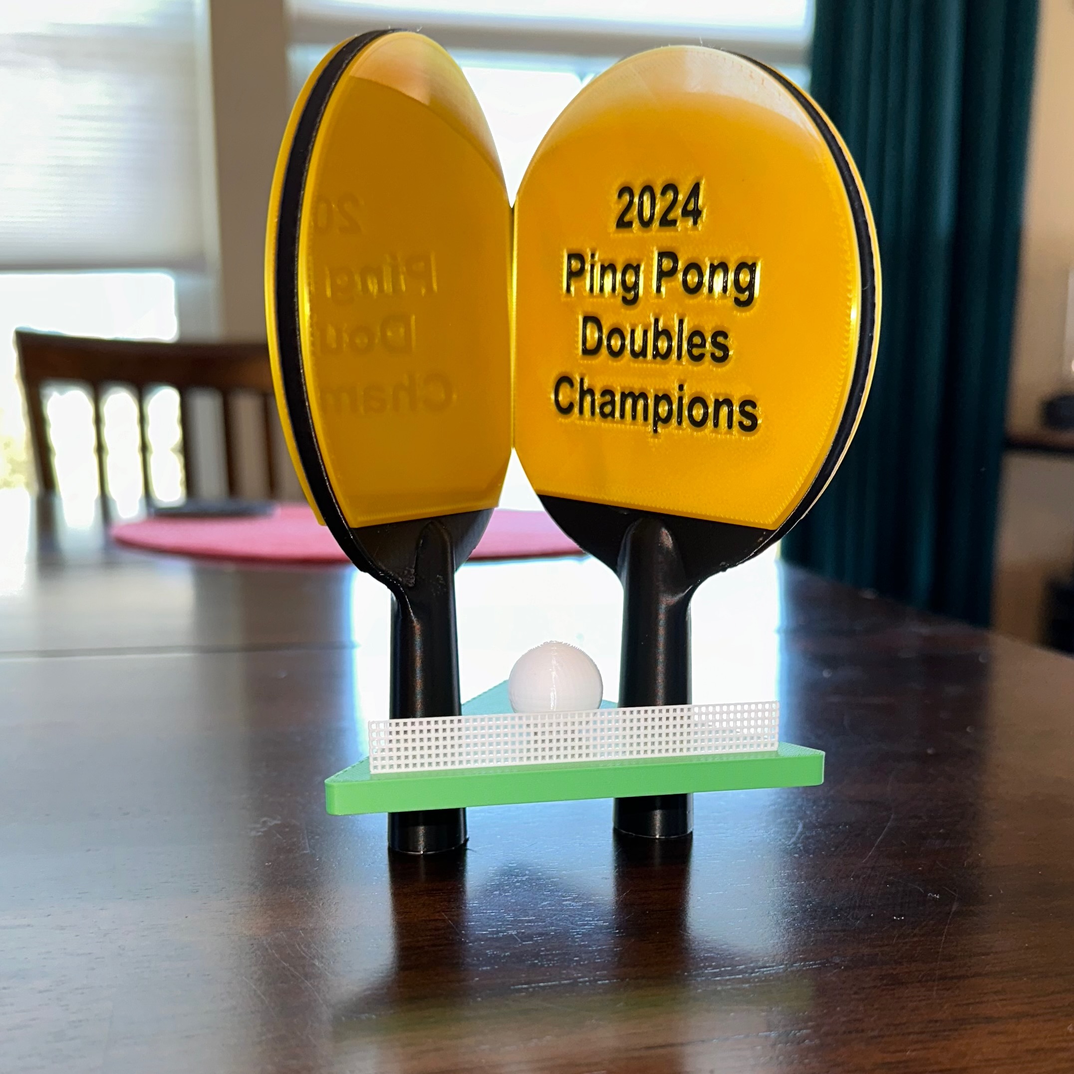 Doubles Ping Pong Trophy with Floating Table by Foobar54 | Download ...