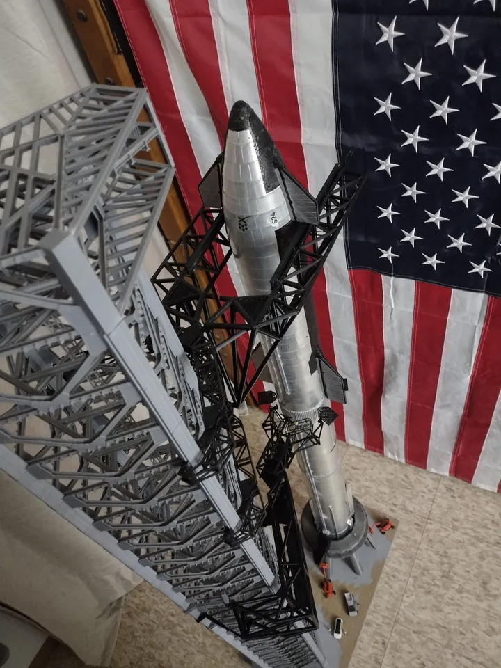 Starship Orbital Launch Integration Tower "Mechazilla"" by hulkbuild ...