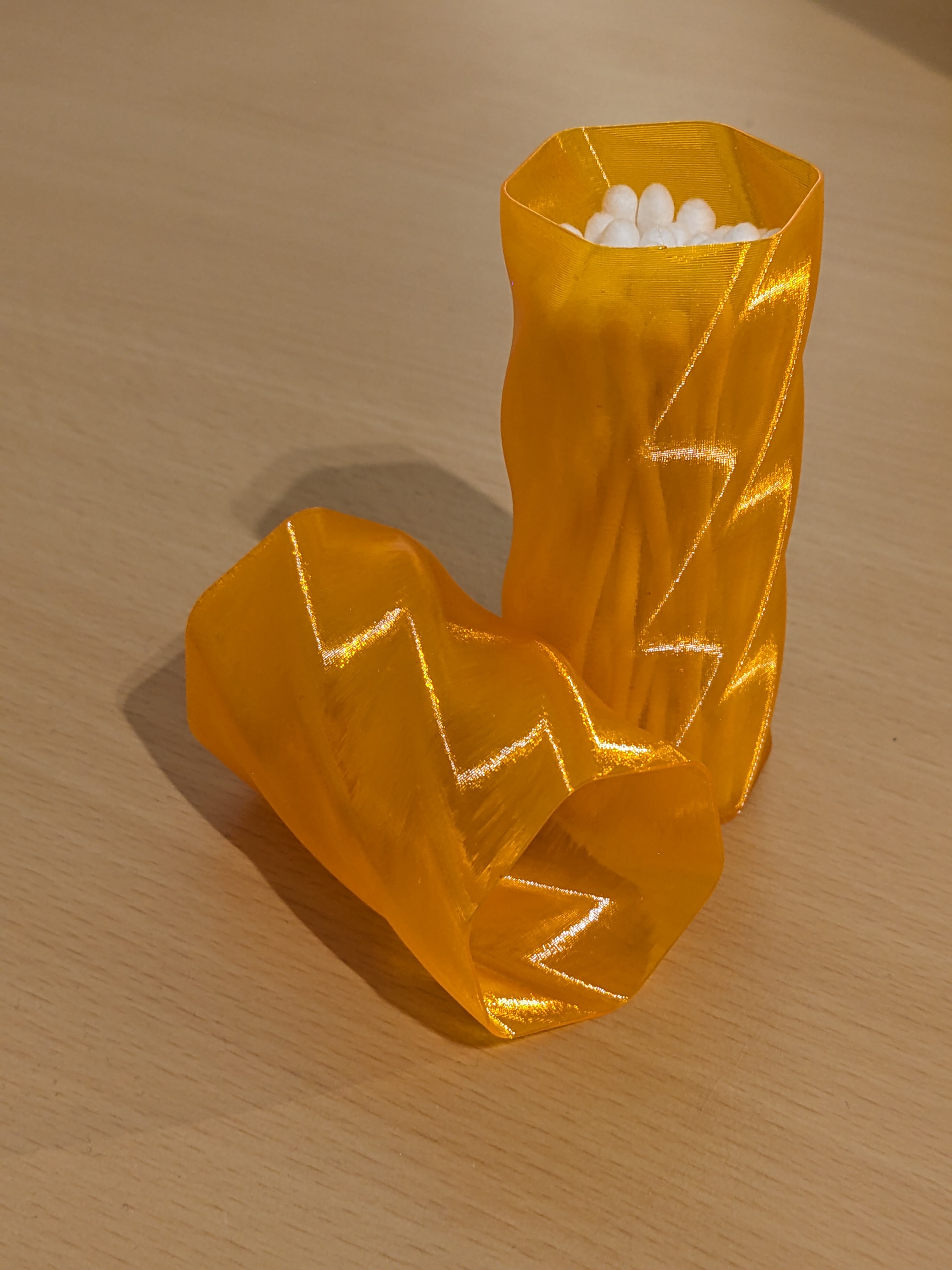 Spiral Container with Lid (vasemode; fully customizable) by Serisar ...