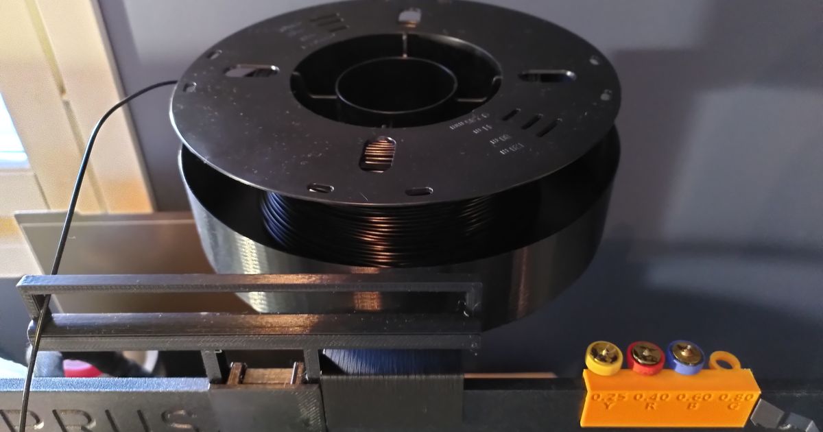 Horizontal spool holder for MK3 by kapasaki | Download free STL model ...